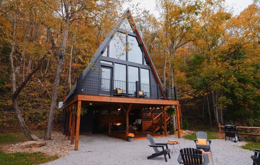 Aesthetic A-Frame Cabin Design | MODERN TINY CABINS
